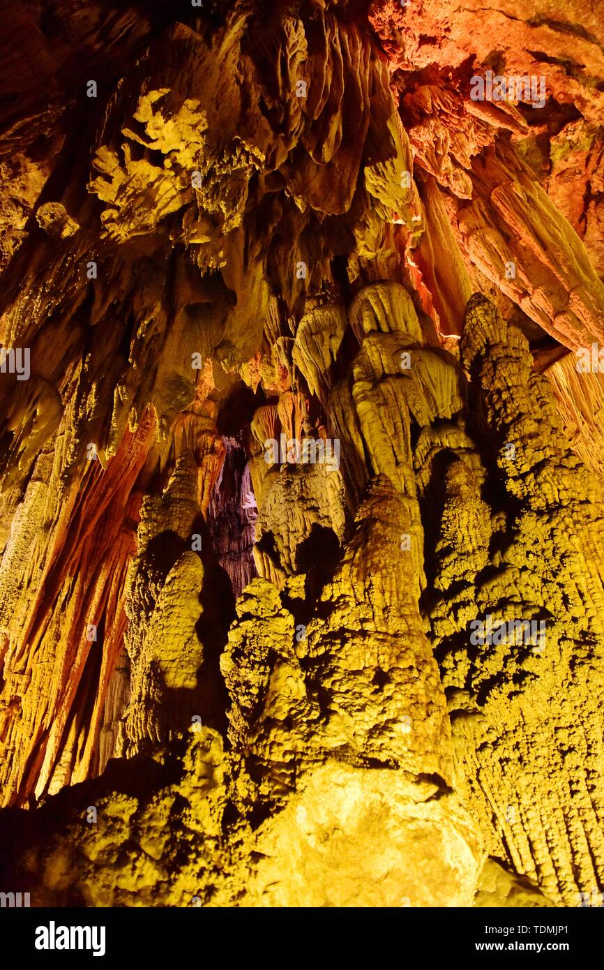 Natural karst caves Stock Photo - Alamy