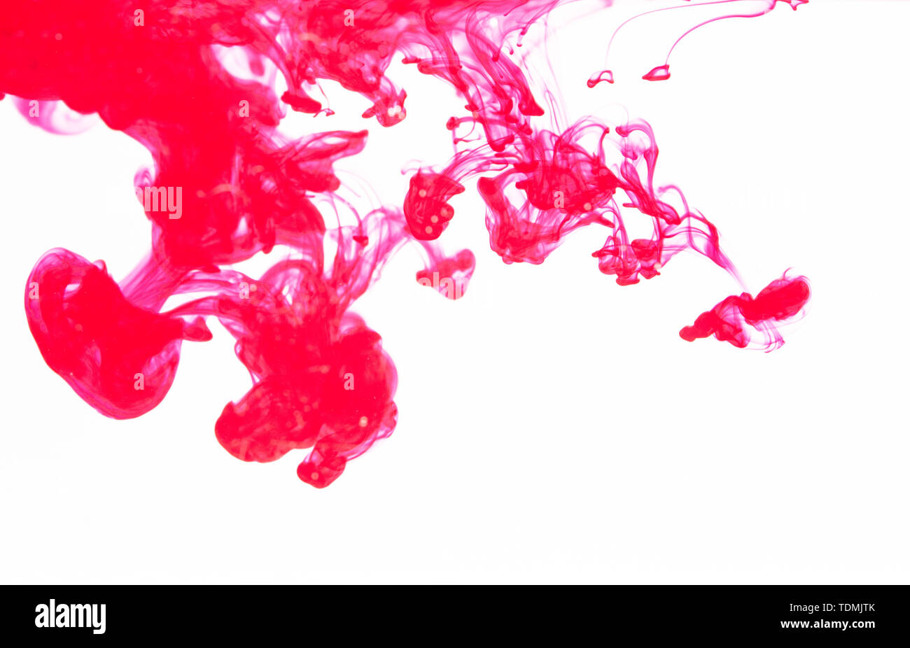 pink ink photography in water Stock Photo - Alamy