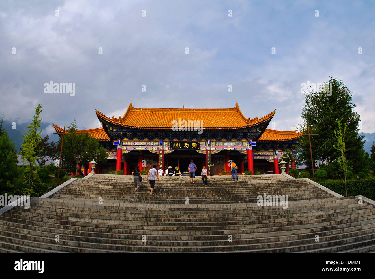 Chongsheng Temple architecture Stock Photo - Alamy