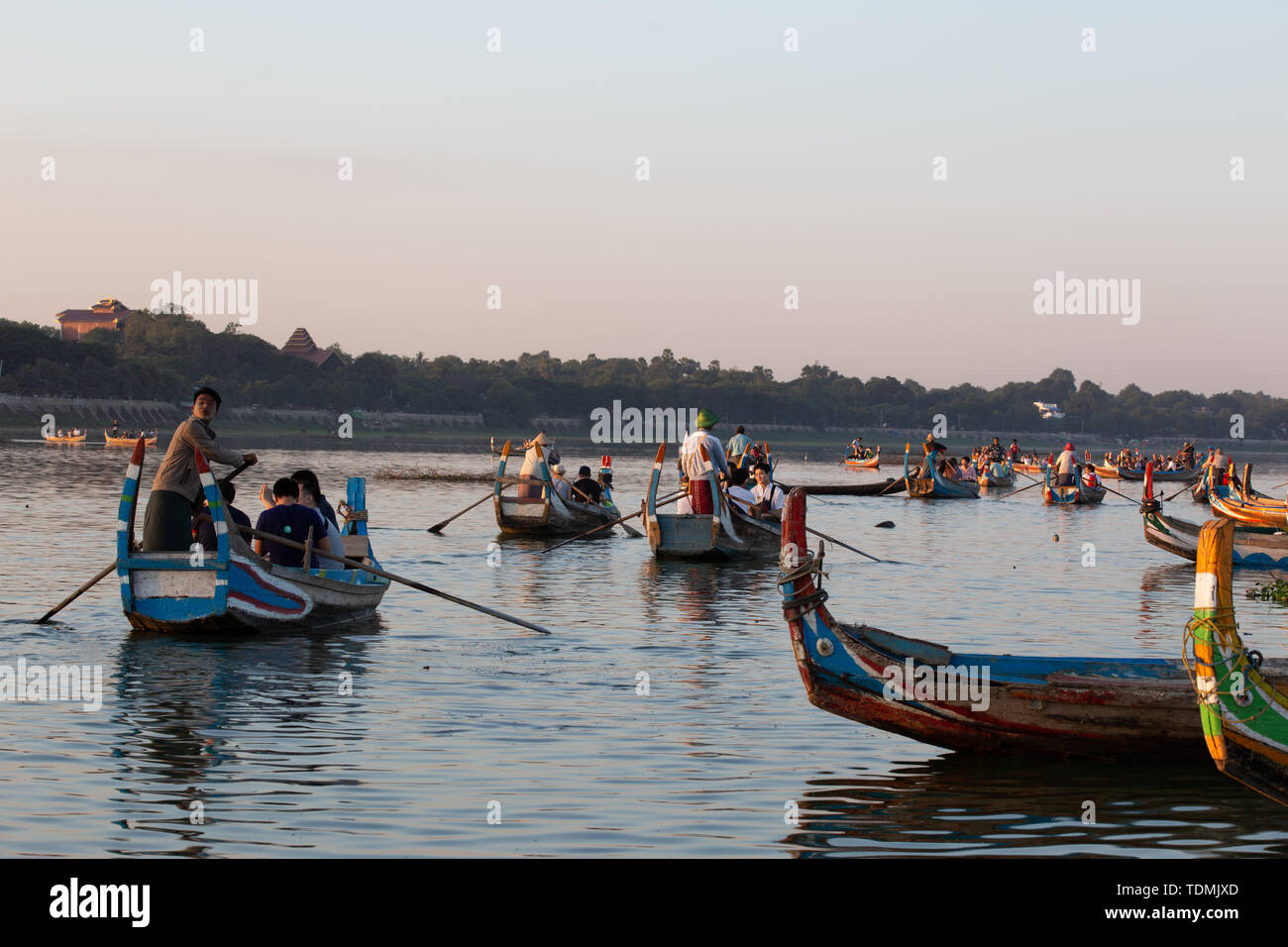 Mandalay East Taman Lake Stock Photo - Alamy