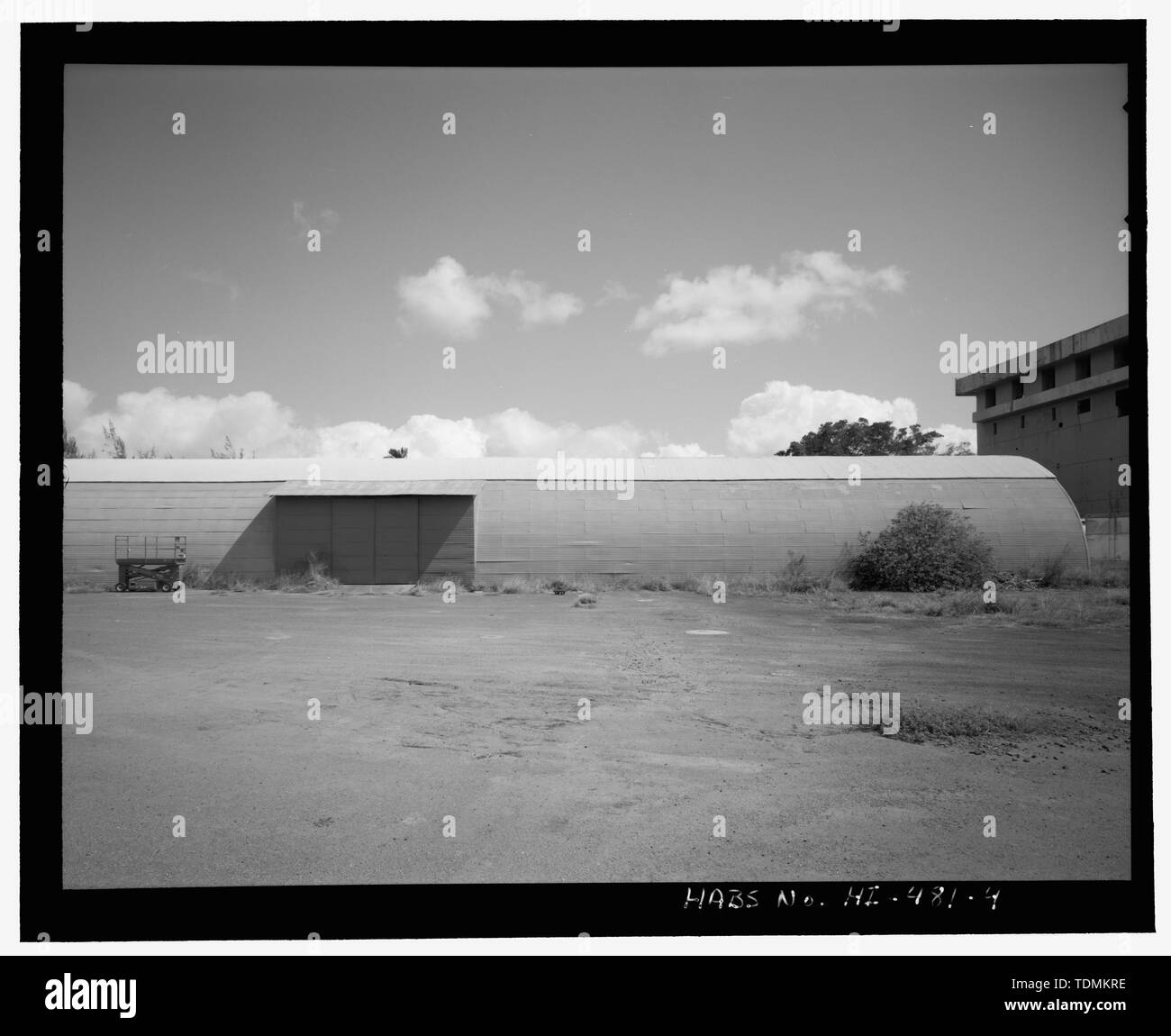 Partial view of southwest side. View facing northeast - U.S. Naval Base ...