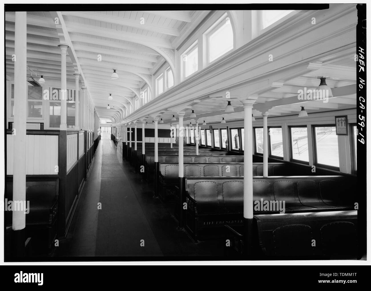 Ferry boat restaurant Black and White Stock Photos & Images - Alamy