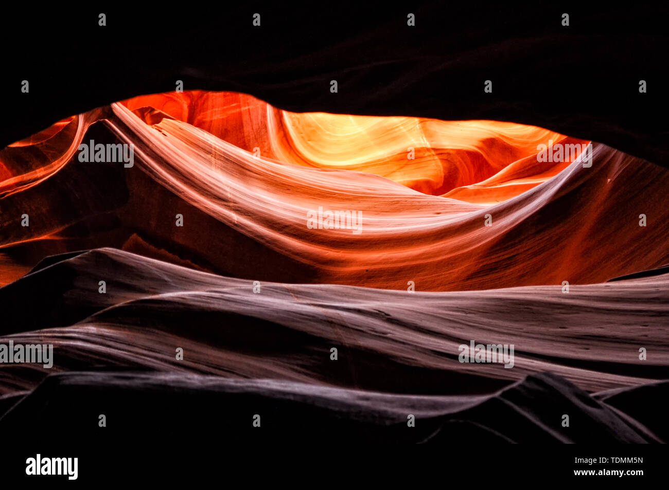 American Antelope Canyon Light and Shadow Stock Photo - Alamy