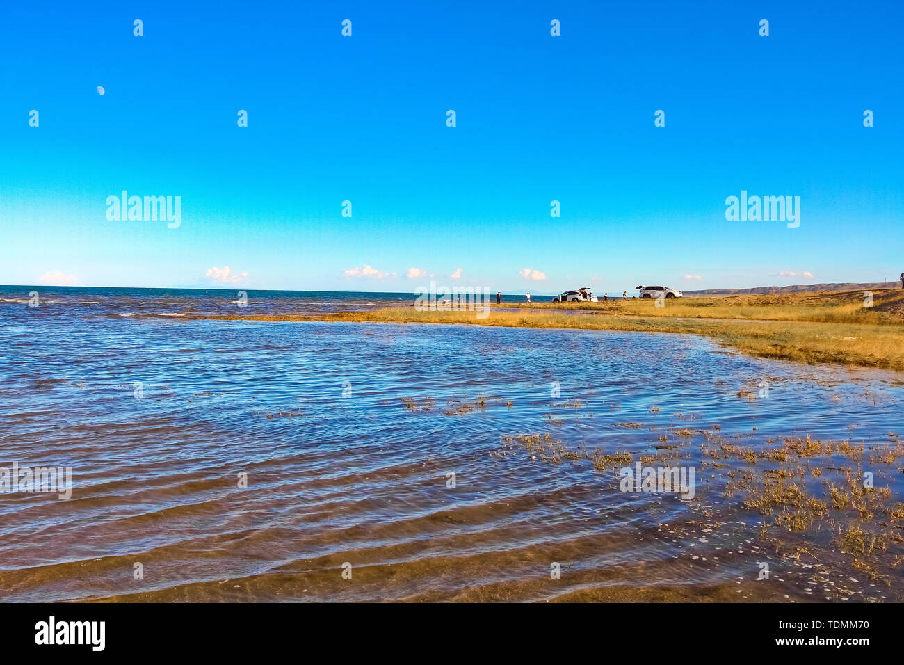 Qinghai lake qinghai lake scenery scenery around the lake hi-res stock ...