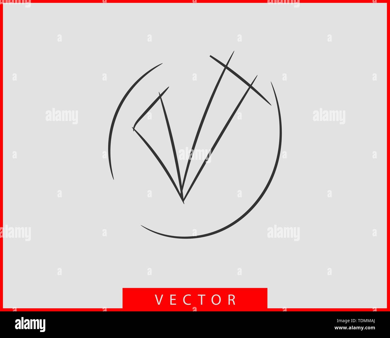 Check mark icon vector symbol design element Stock Vector Image & Art ...