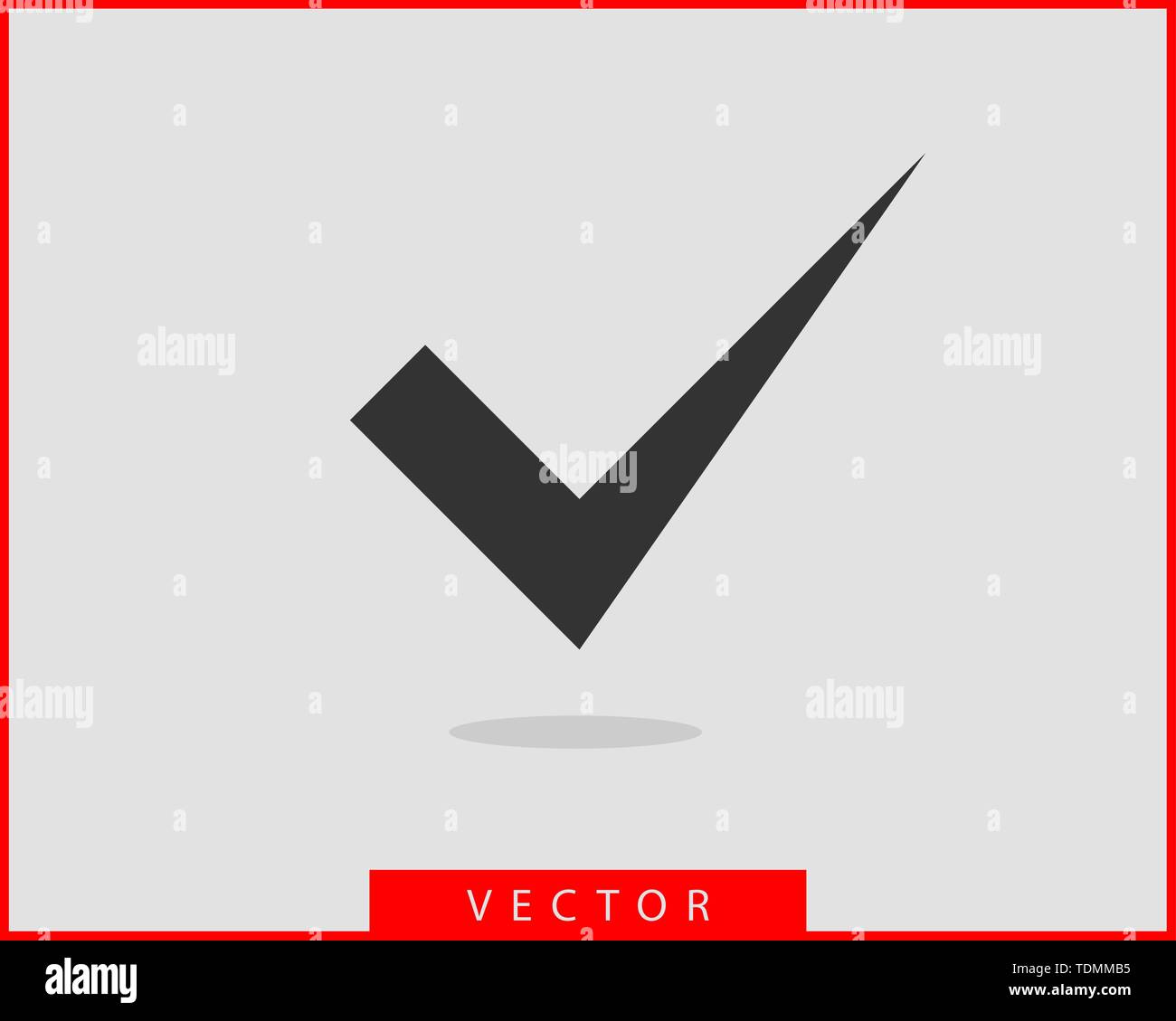 Check mark icon vector symbol design element Stock Vector Image & Art ...