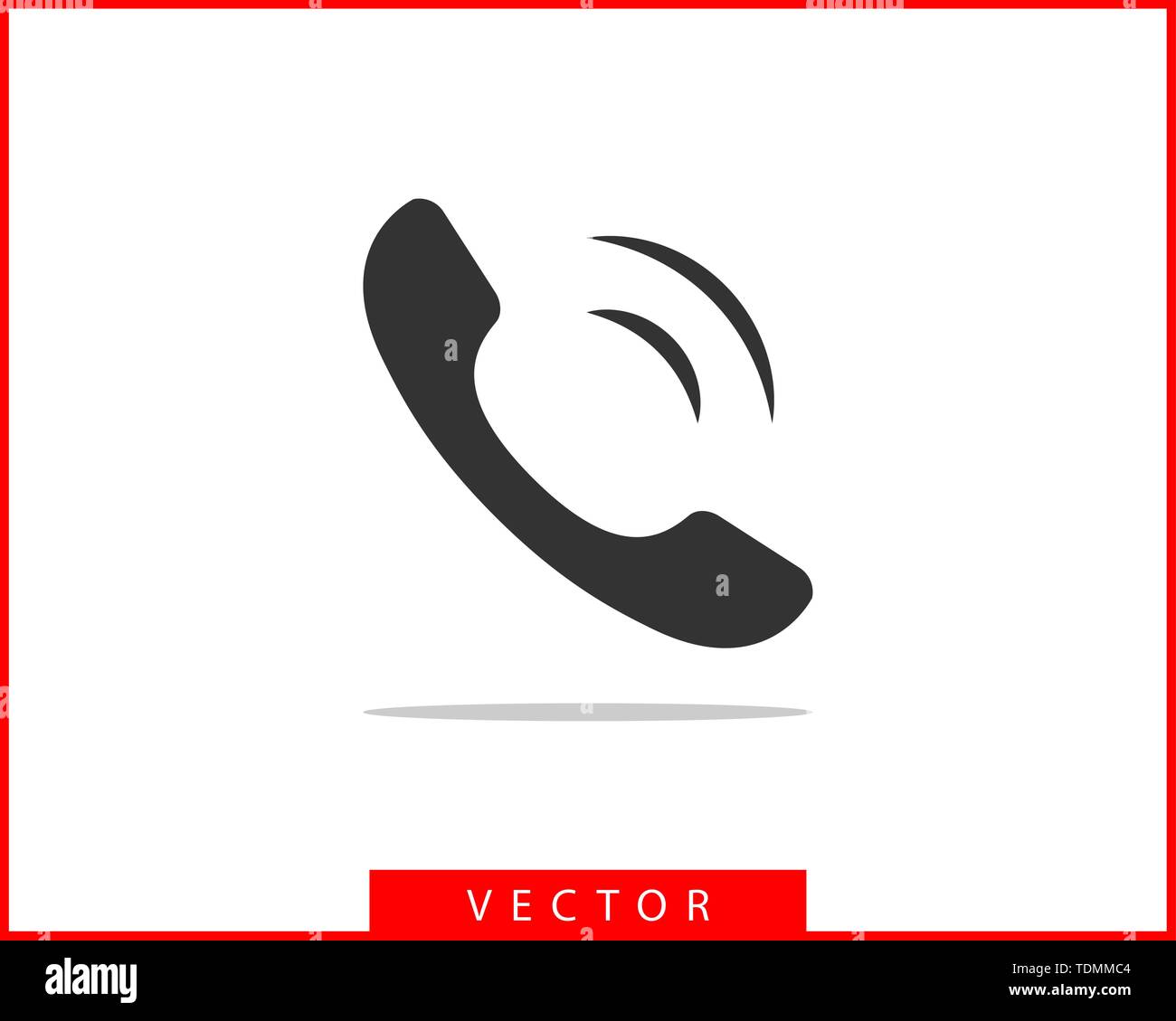 Phone icon vector illustration. Call center app. Telephone icons trendy ...