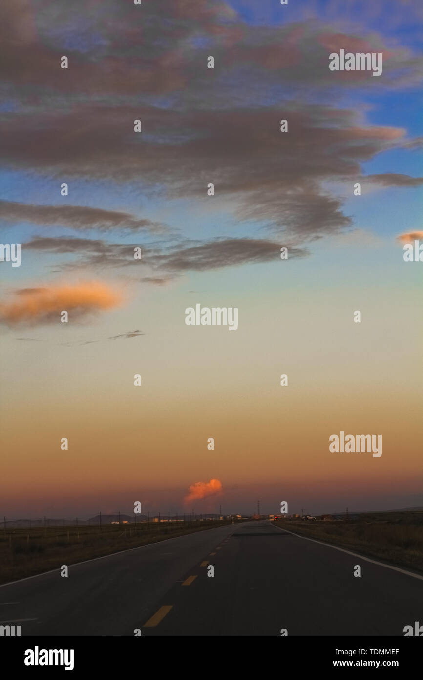 Qinghai travel scenery Stock Photo - Alamy
