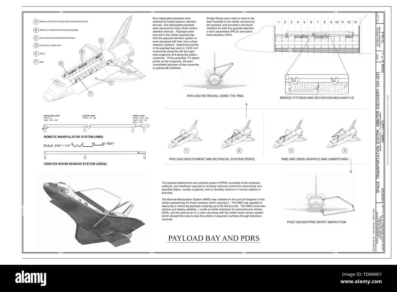 Nasa Space Shuttle Discovery Blueprints