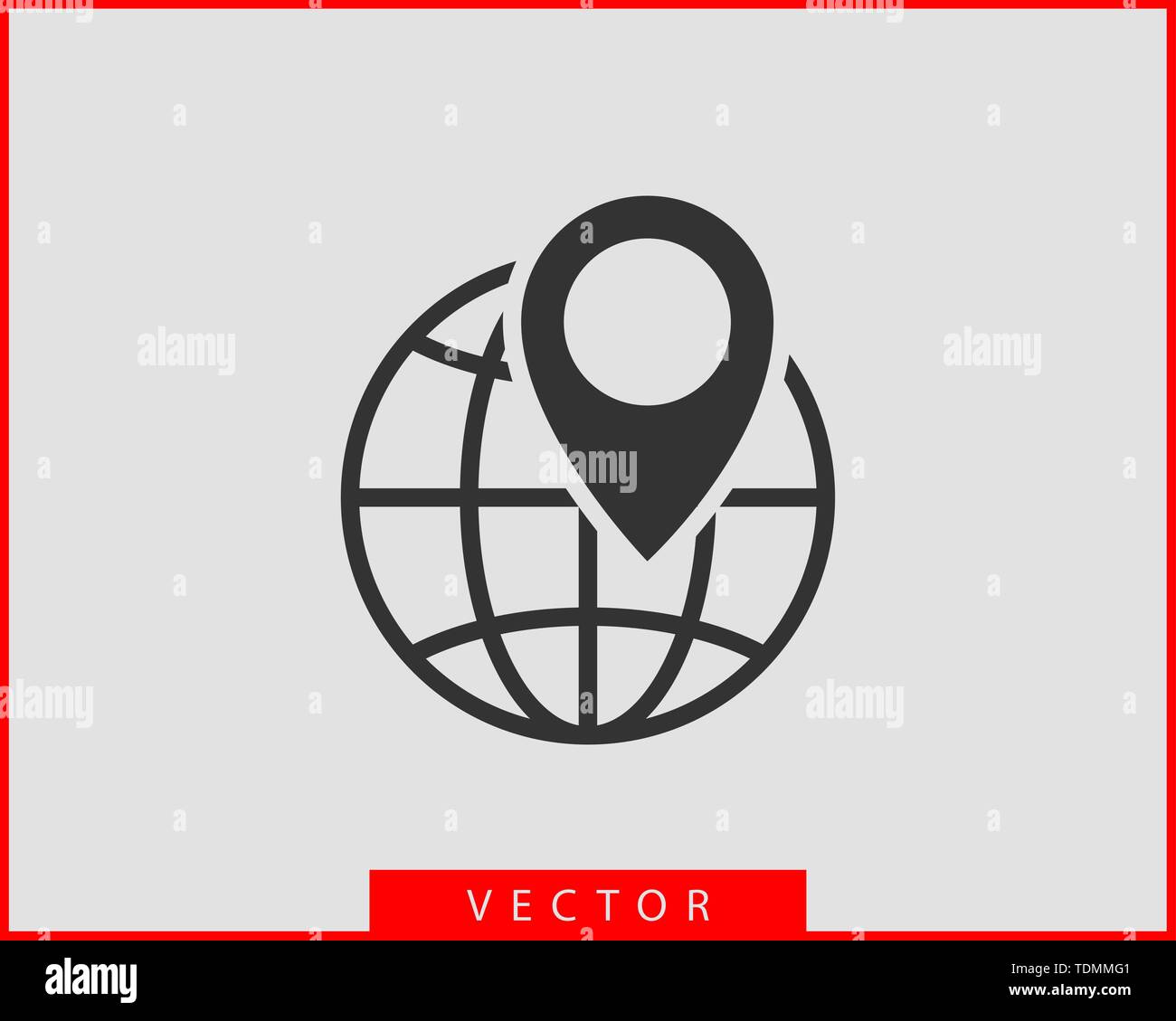 Map icons. Marker pointer. Pin location vector icon. GPS navigation symbol Stock Vector Image ...
