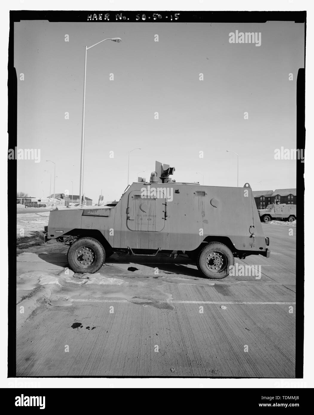 Peacekeeper armored vehicle, left side - Ellsworth Air Force Base ...