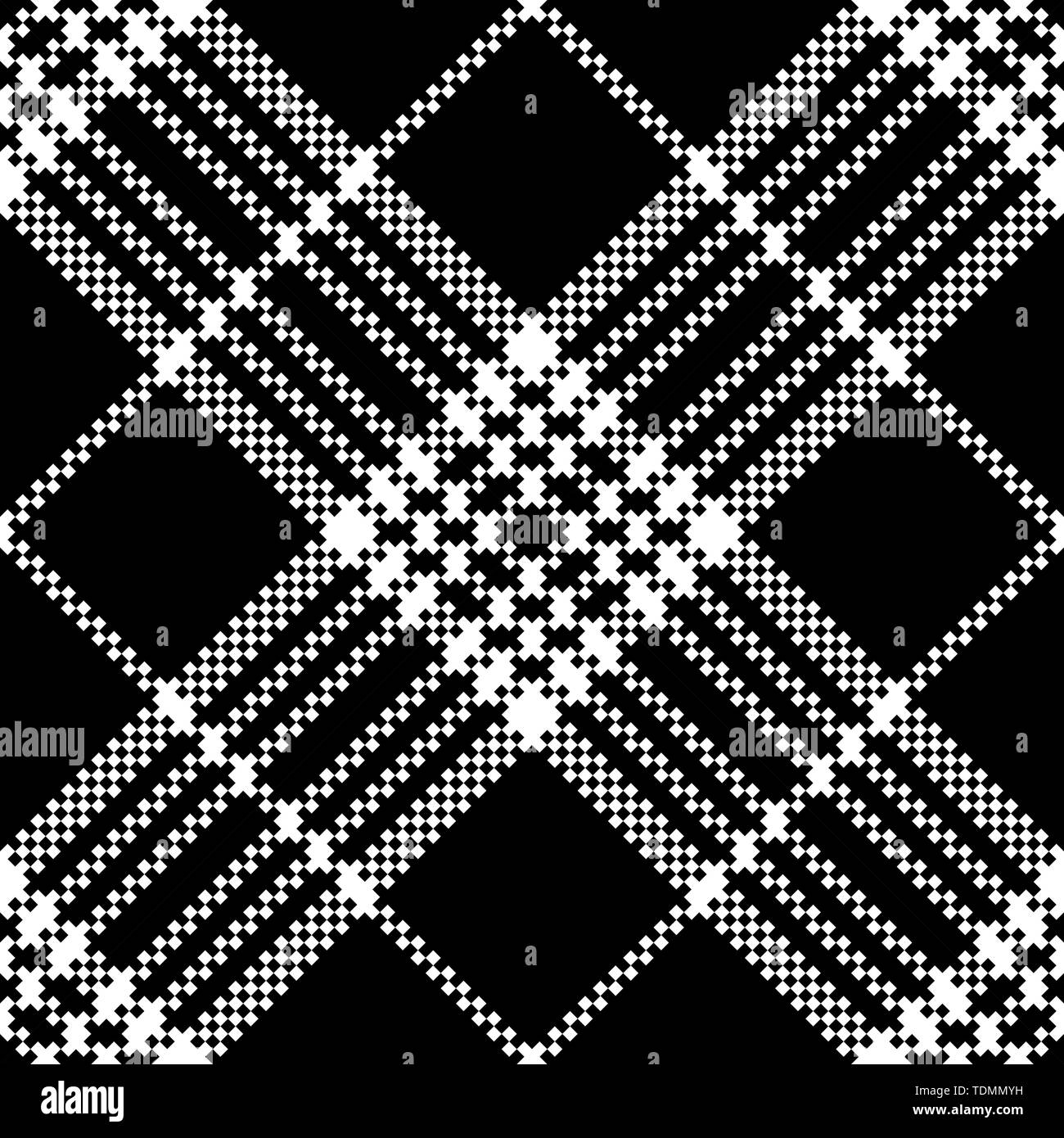 Plaid escocés Black and White Stock Photos & Images - Alamy