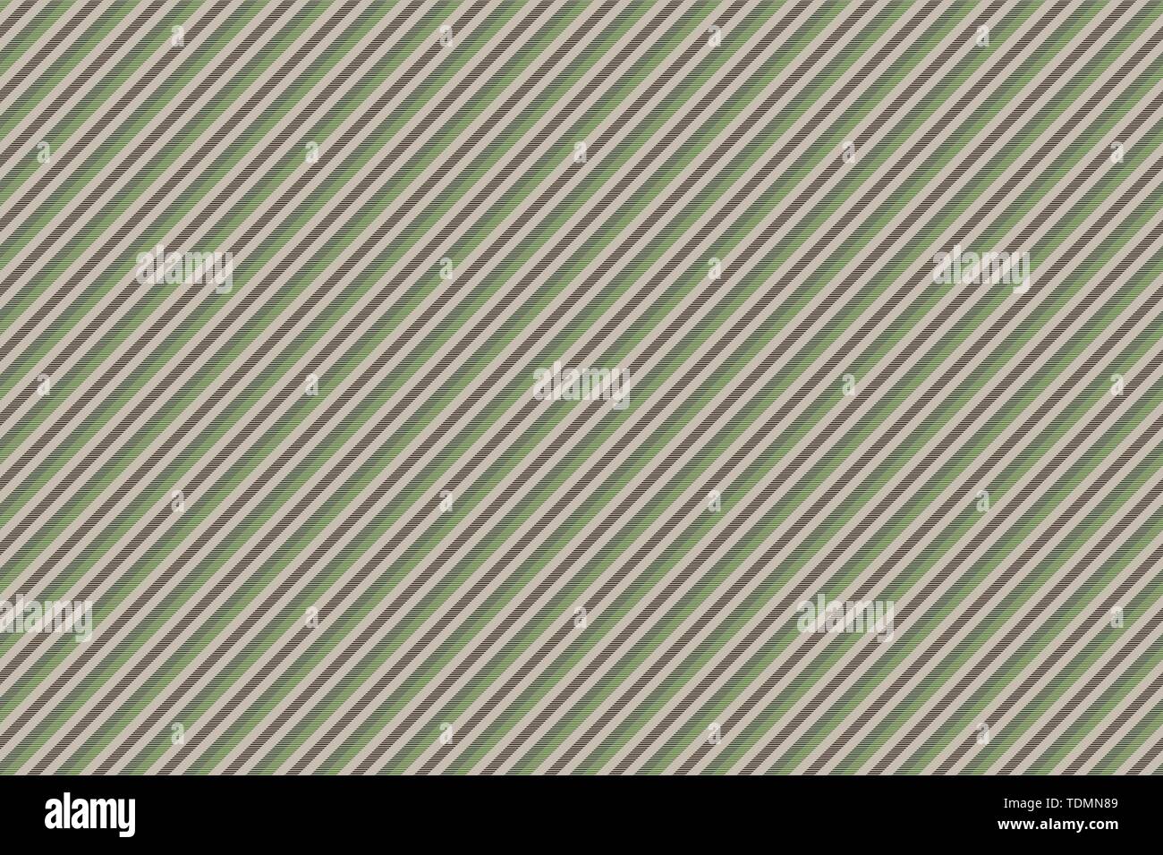 Green brown striped seamless pattern. Vector illustration Stock Vector ...