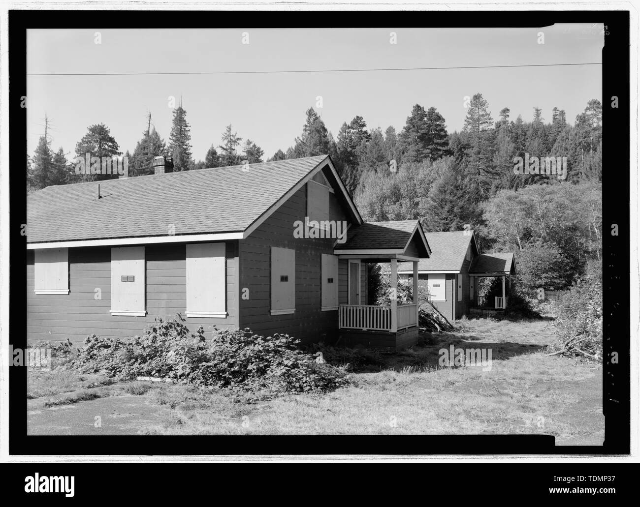 Perspective of the exterior of the assistant superintendent's house ...