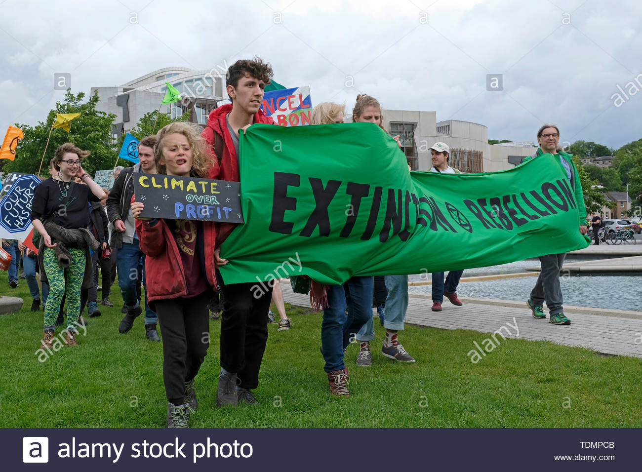 Edinburgh, Scotland, 17th June 2019. Extinction Rebellion Scotland ...