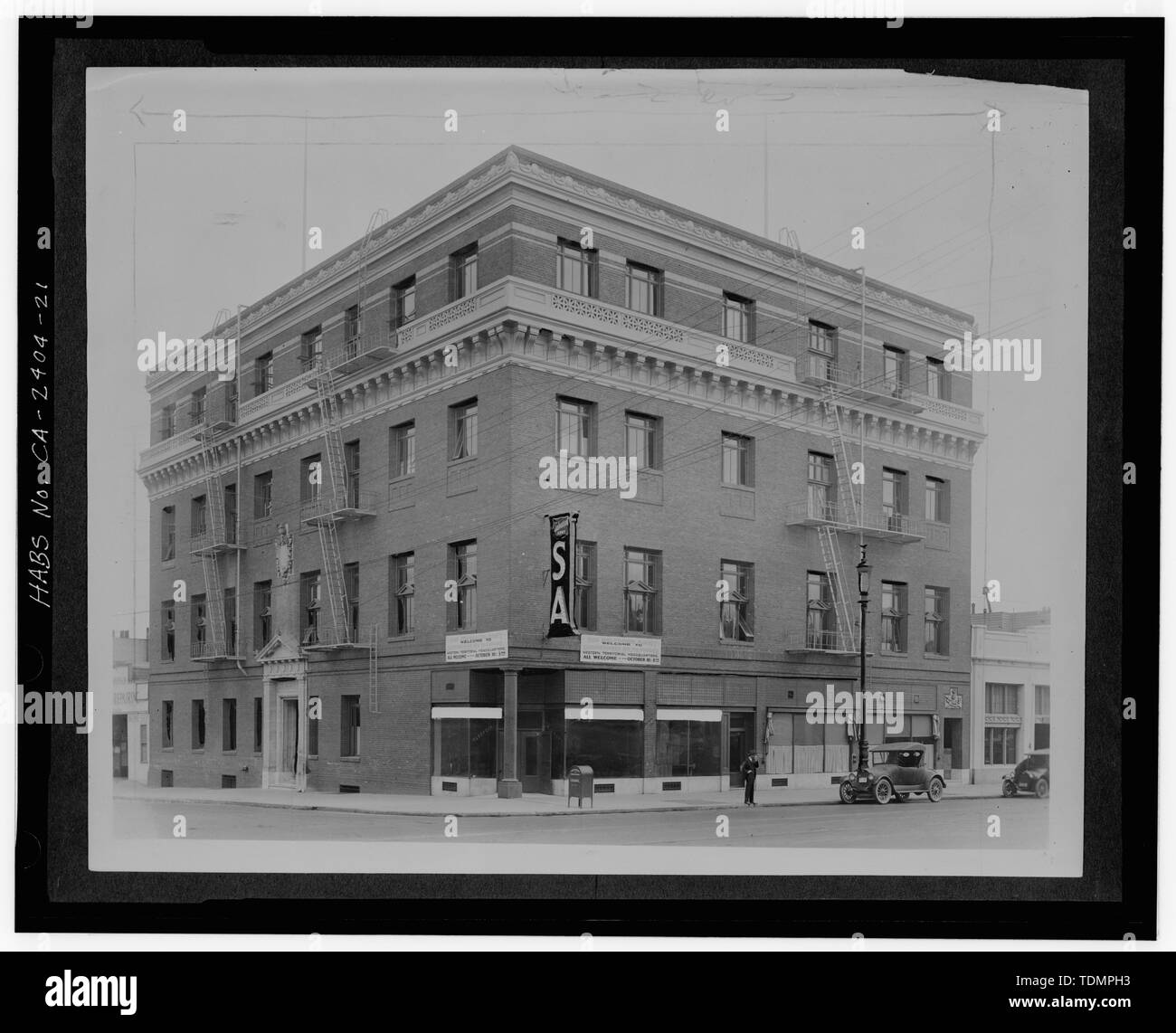 PERSPECTIVE VIEW OF THE SALVATION ARMY BUILDING, c. 1921. Photographer ...