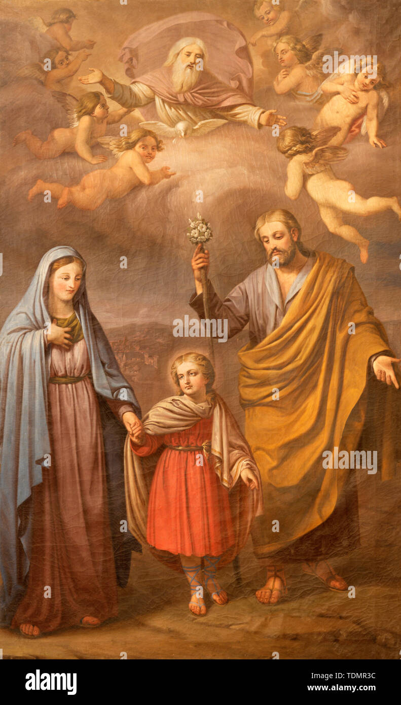 Holy family jesus mary joseph hi-res stock photography and images - Alamy