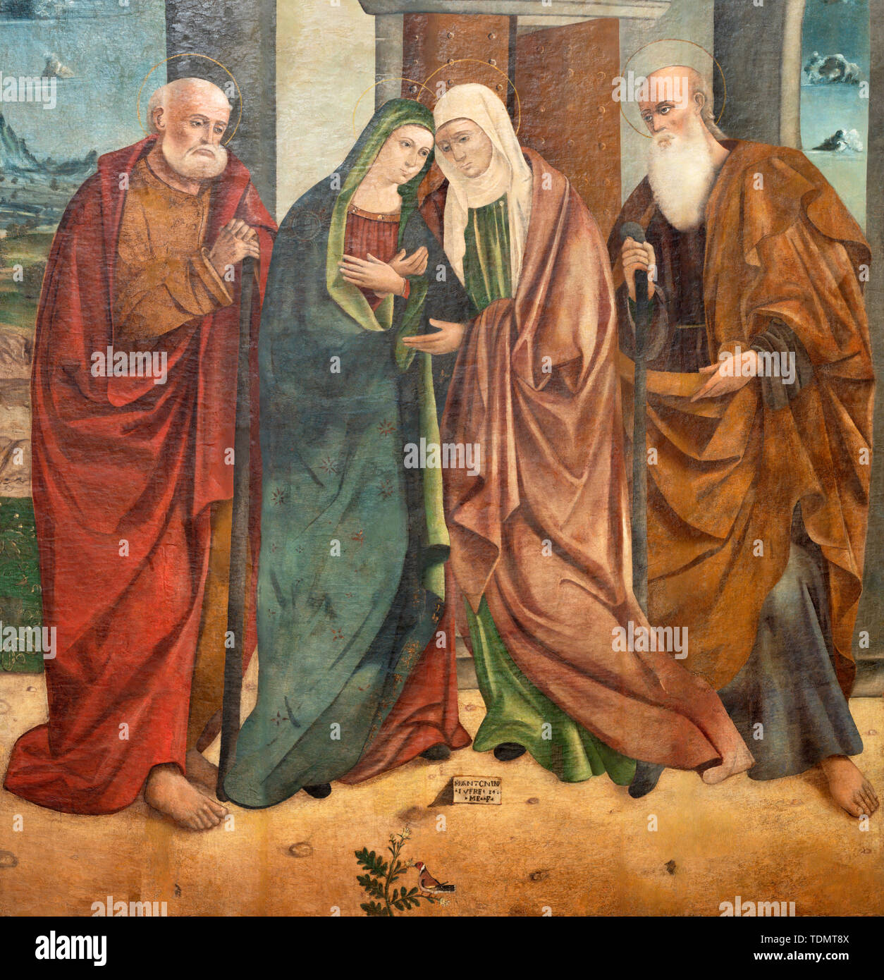 Mary and elizabeth the visitation hi-res stock photography and images ...
