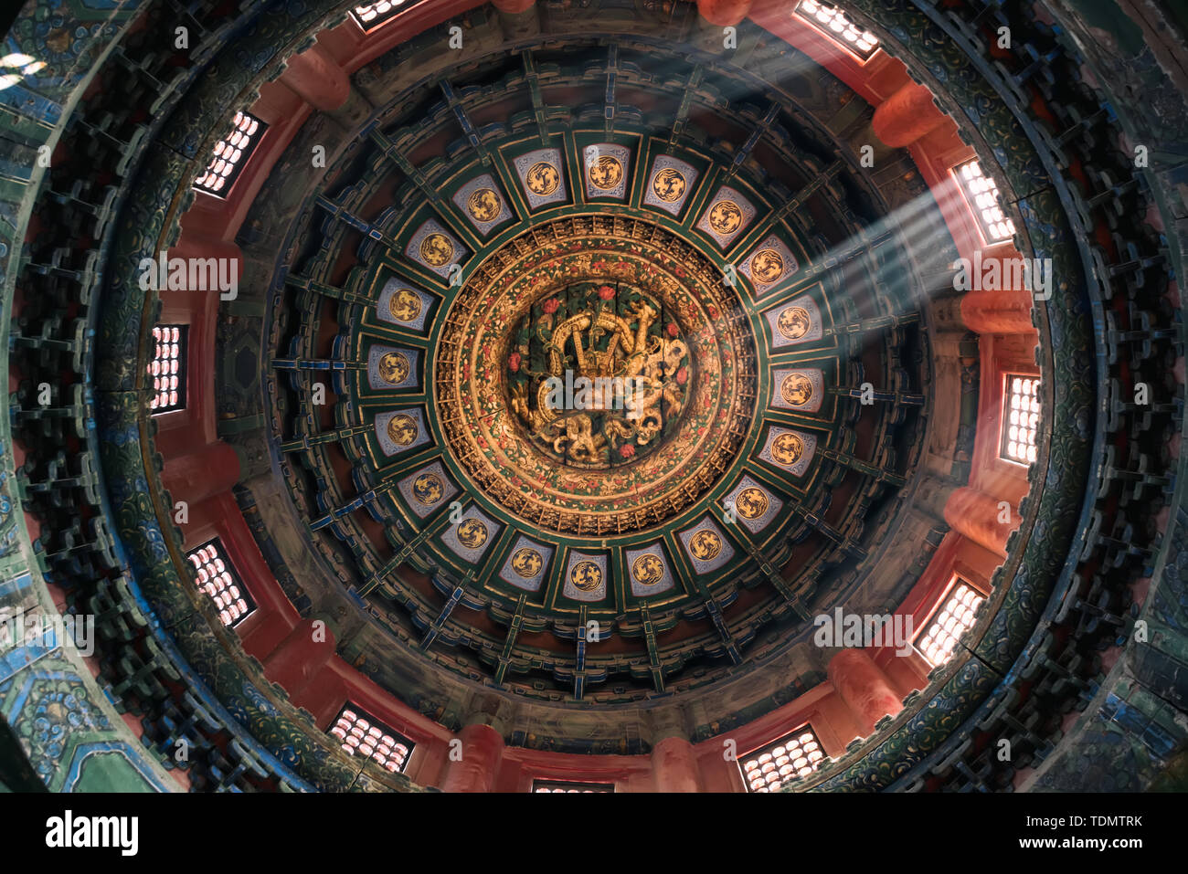 Ancient architecture algae wells Stock Photo - Alamy