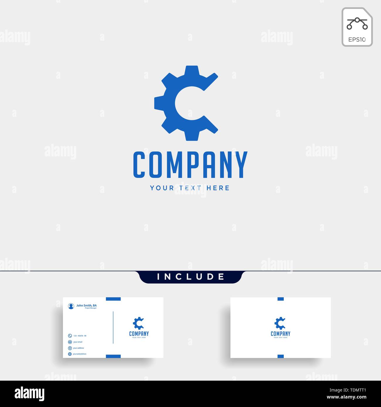 C mechanical logo hi-res stock photography and images - Alamy
