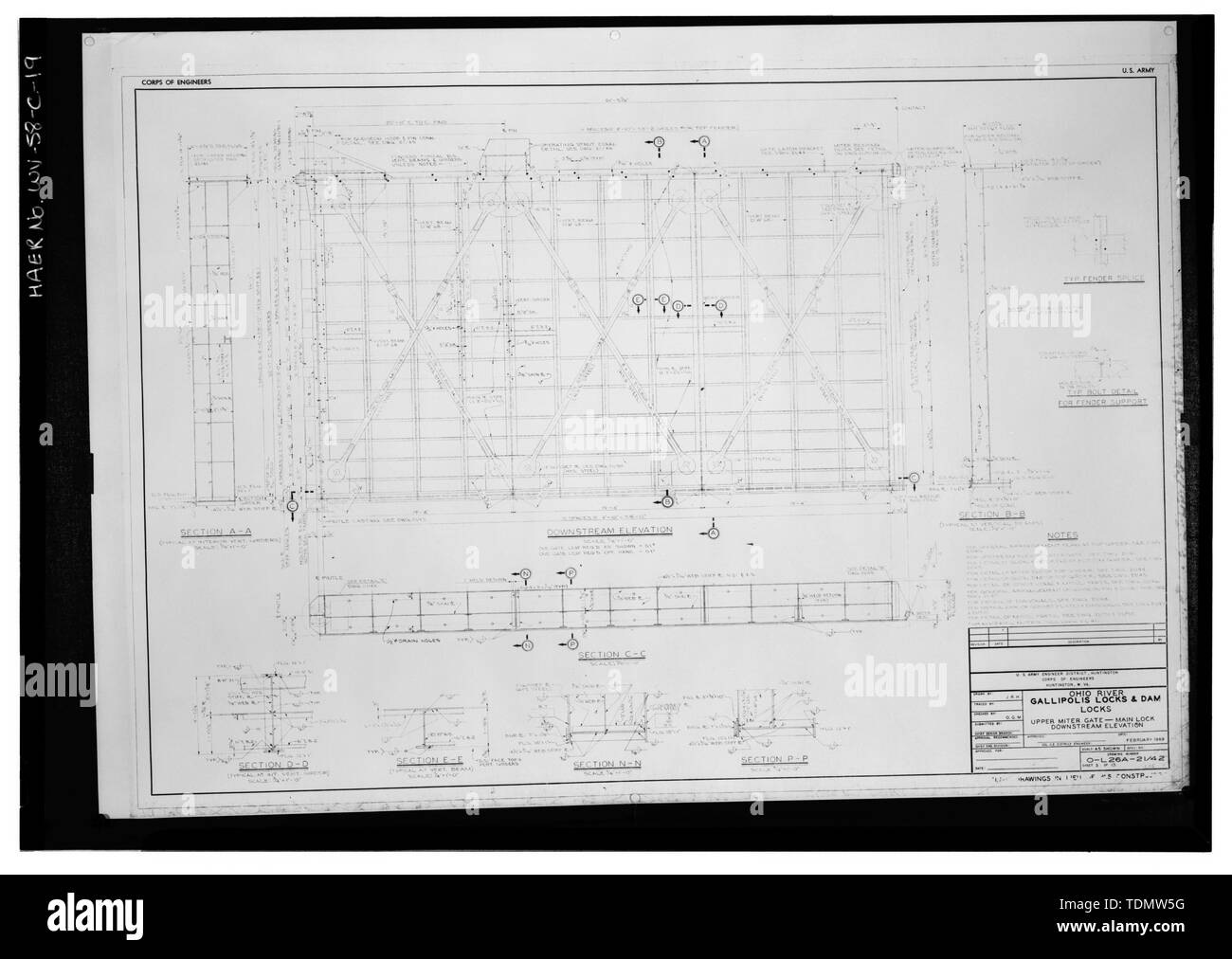 Miter gate hi-res stock photography and images - Alamy