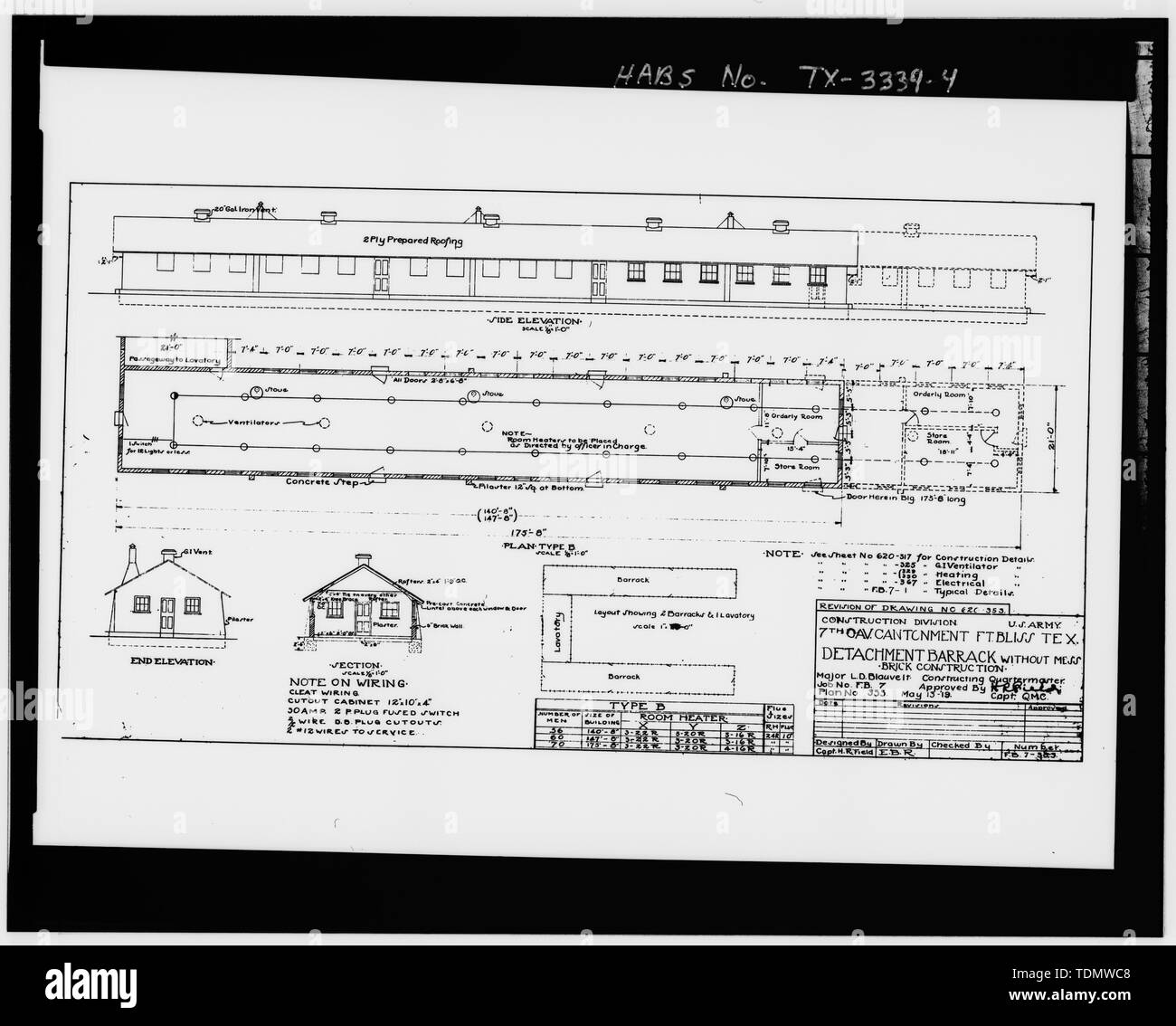 Army barrack office Black and White Stock Photos & Images - Alamy