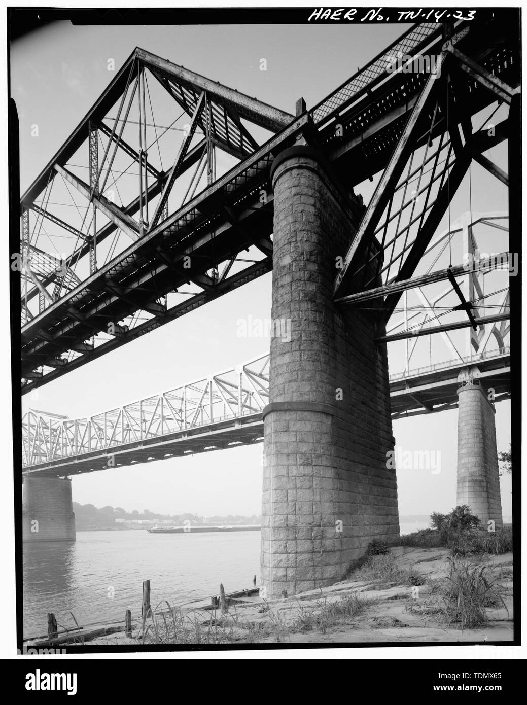 PIER IV, WITH PORTIONS OF WEST ANCHORAGE AND WEST DECK APPROACH SPANS ...