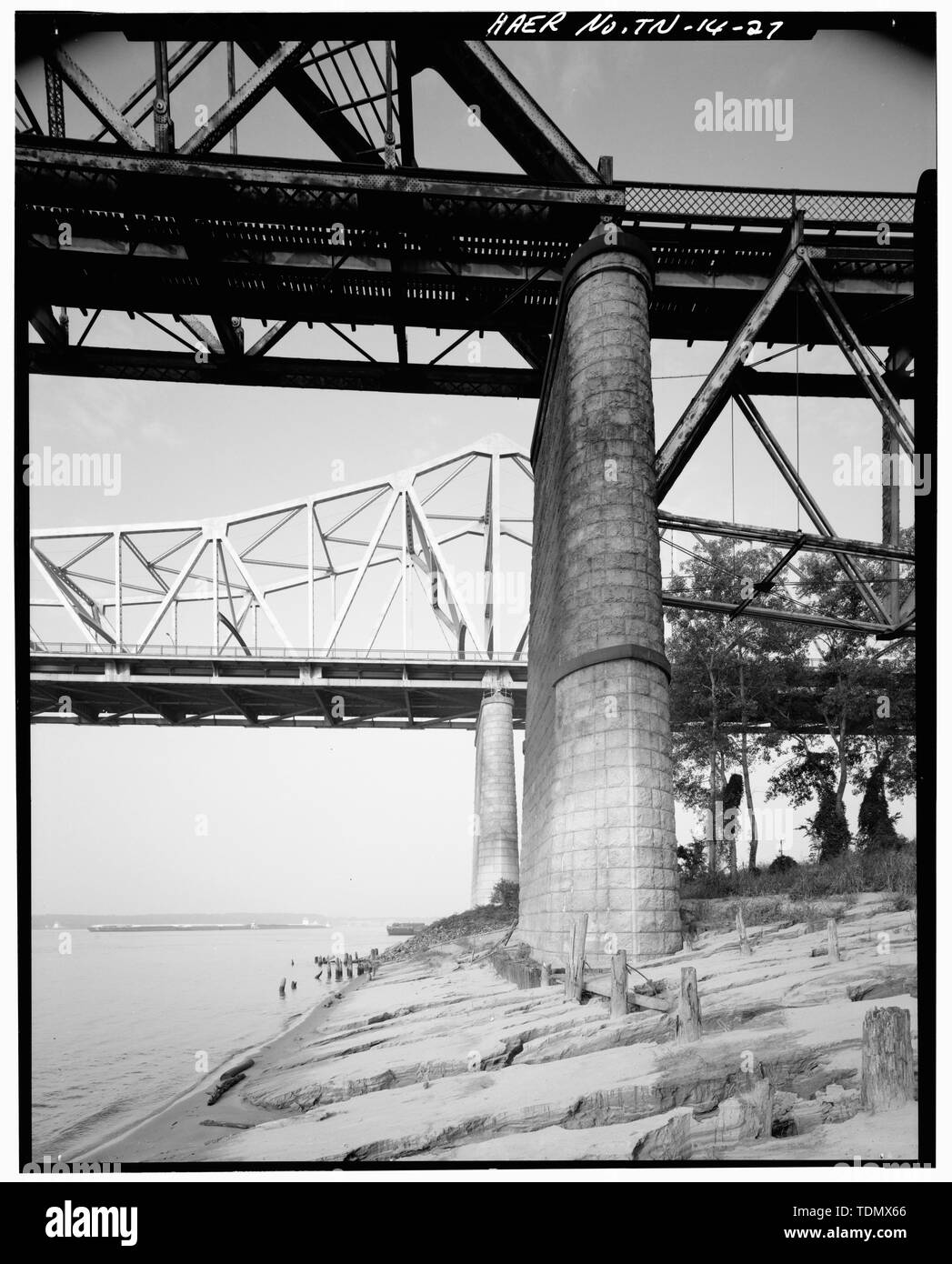 PIER IV, WITH PORTIONS OF WEST ANCHORAGE AND WEST DECK APPROACH SPANS ...