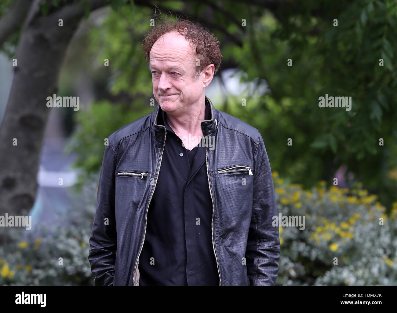 Music journalist Niall Stokes arrives for the funeral of Philomena ...
