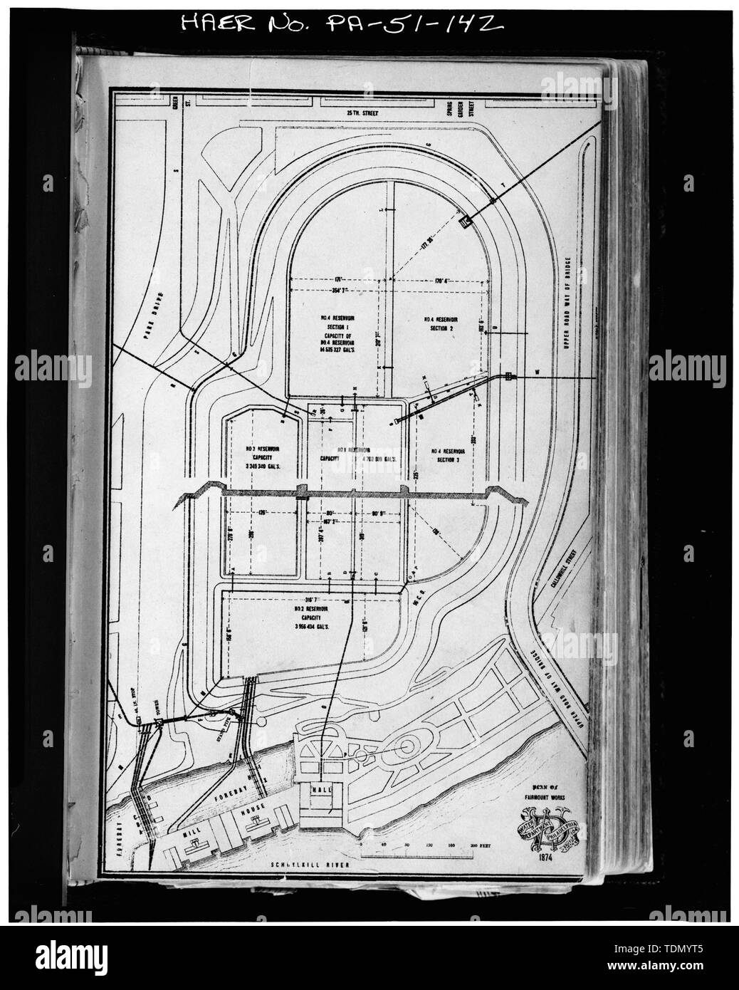Schuylkill county map Black and White Stock Photos & Images - Alamy