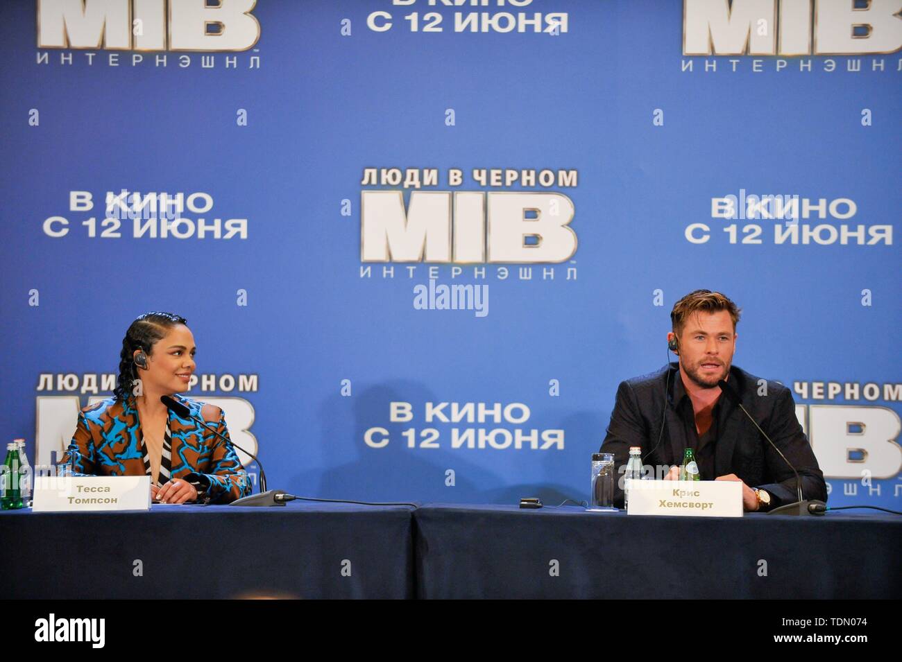 June 6, 2019. - Russia, Moscow. - 'Men in Black: International' film ...