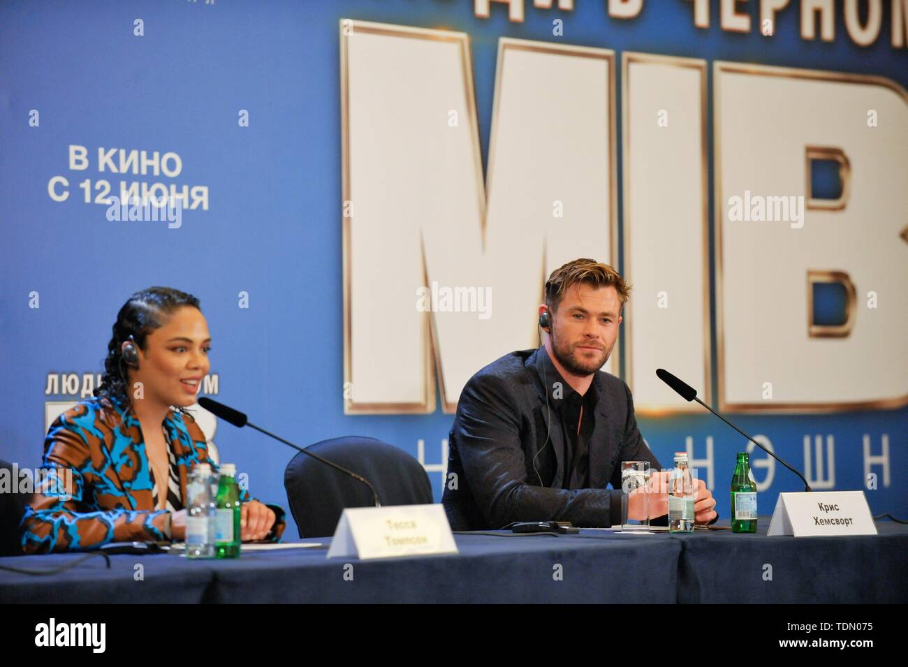 June 6, 2019. - Russia, Moscow. - 'Men in Black: International' film ...
