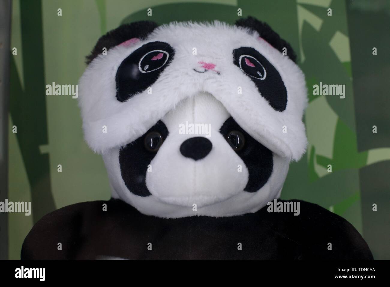 June 6, 2019. - Russia, Moscow. - Souvenirs depicting pandas are sold ...