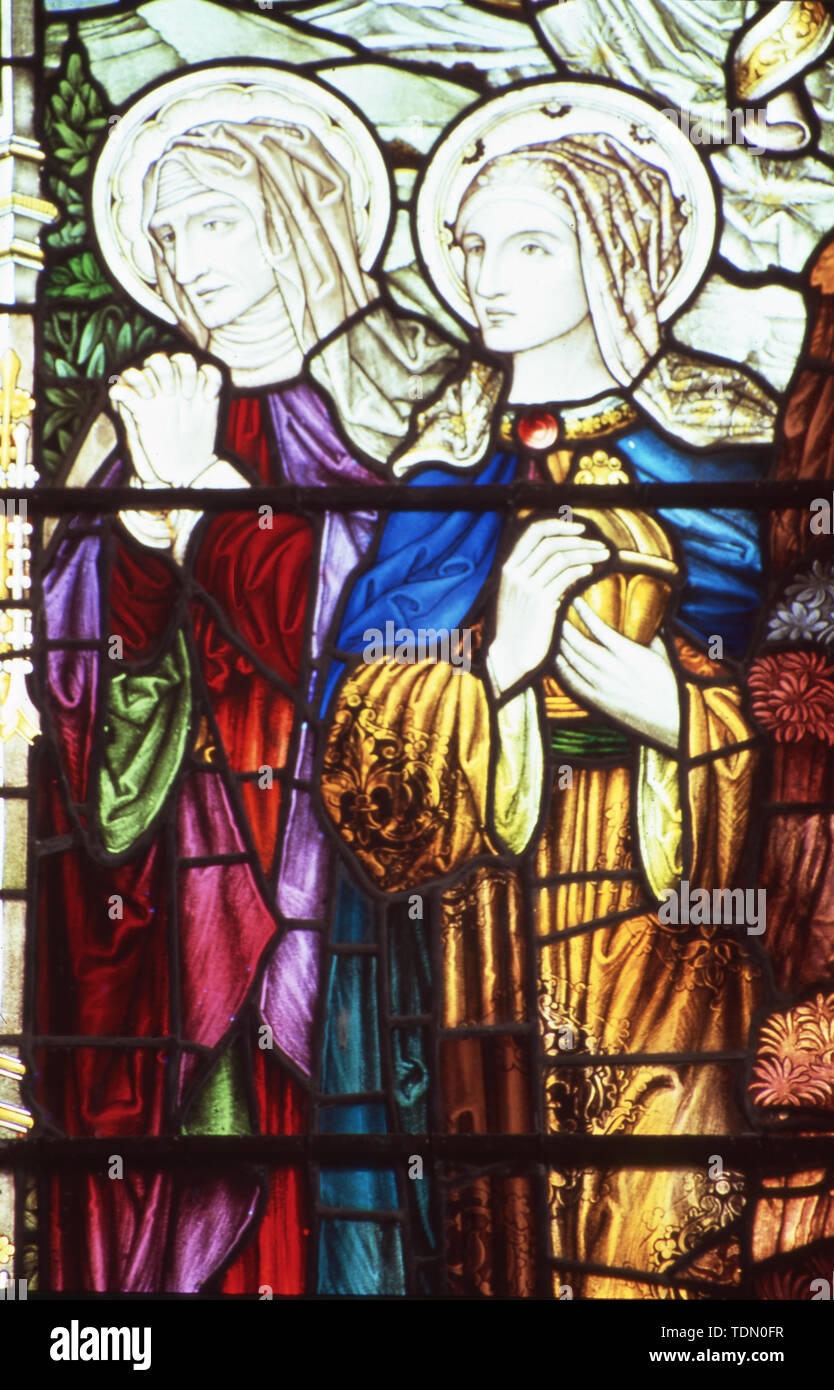 Stained glass window, Mary Magdalan & Mary Mother of Joseph, St Mary's ...