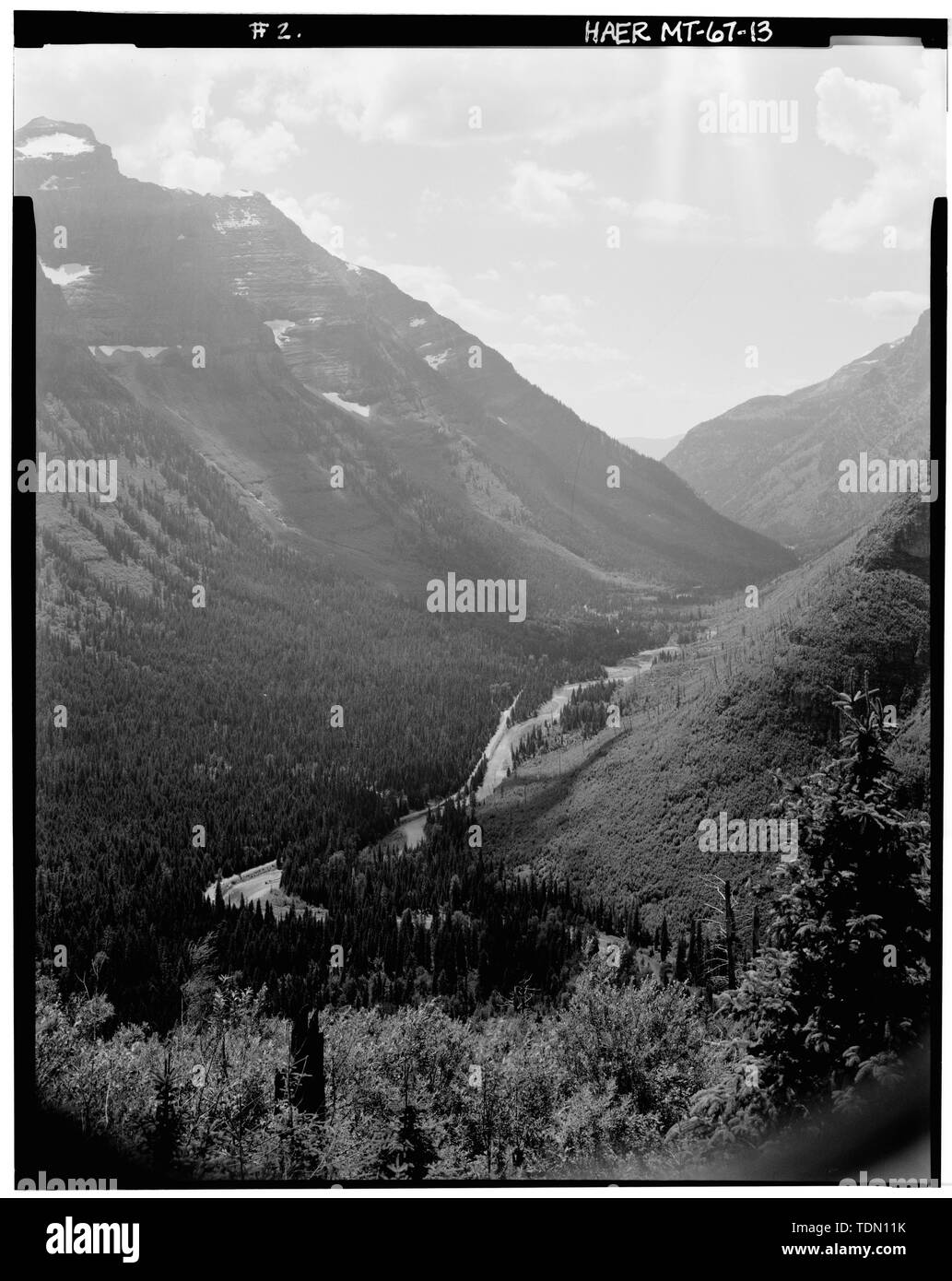 Wilderness montana flathead mt Black and White Stock Photos & Images ...