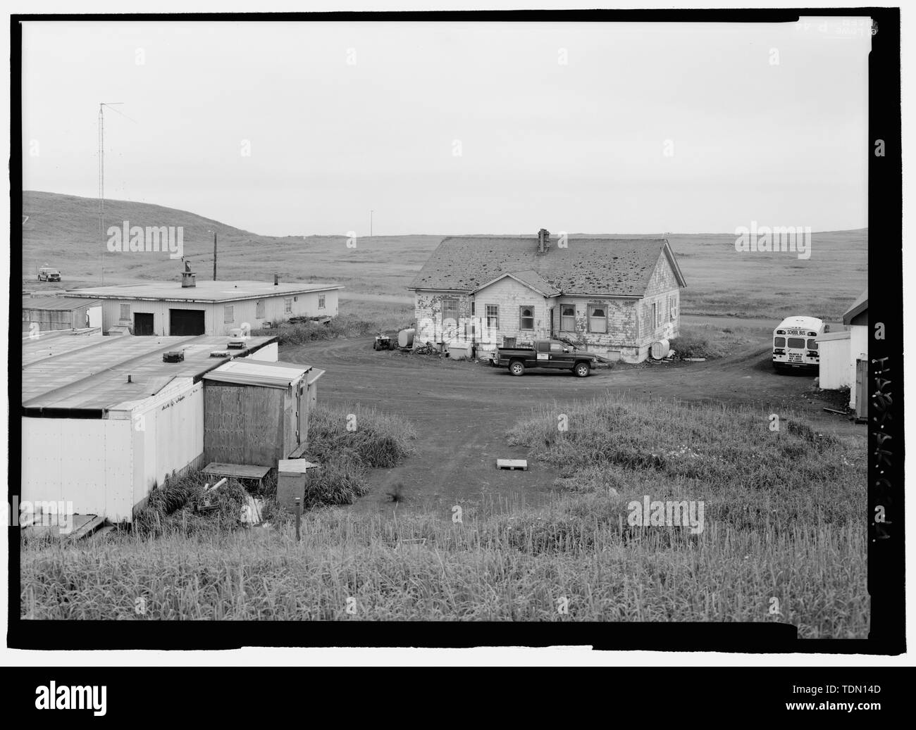 Alaska street view Black and White Stock Photos & Images - Alamy