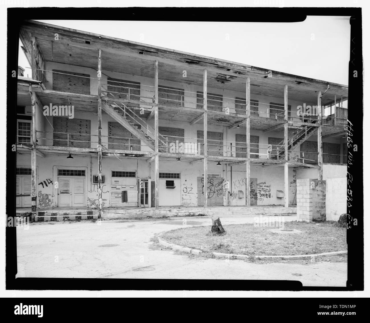 Partial east elevation - Naval Air Station Key West, Truman Annex ...