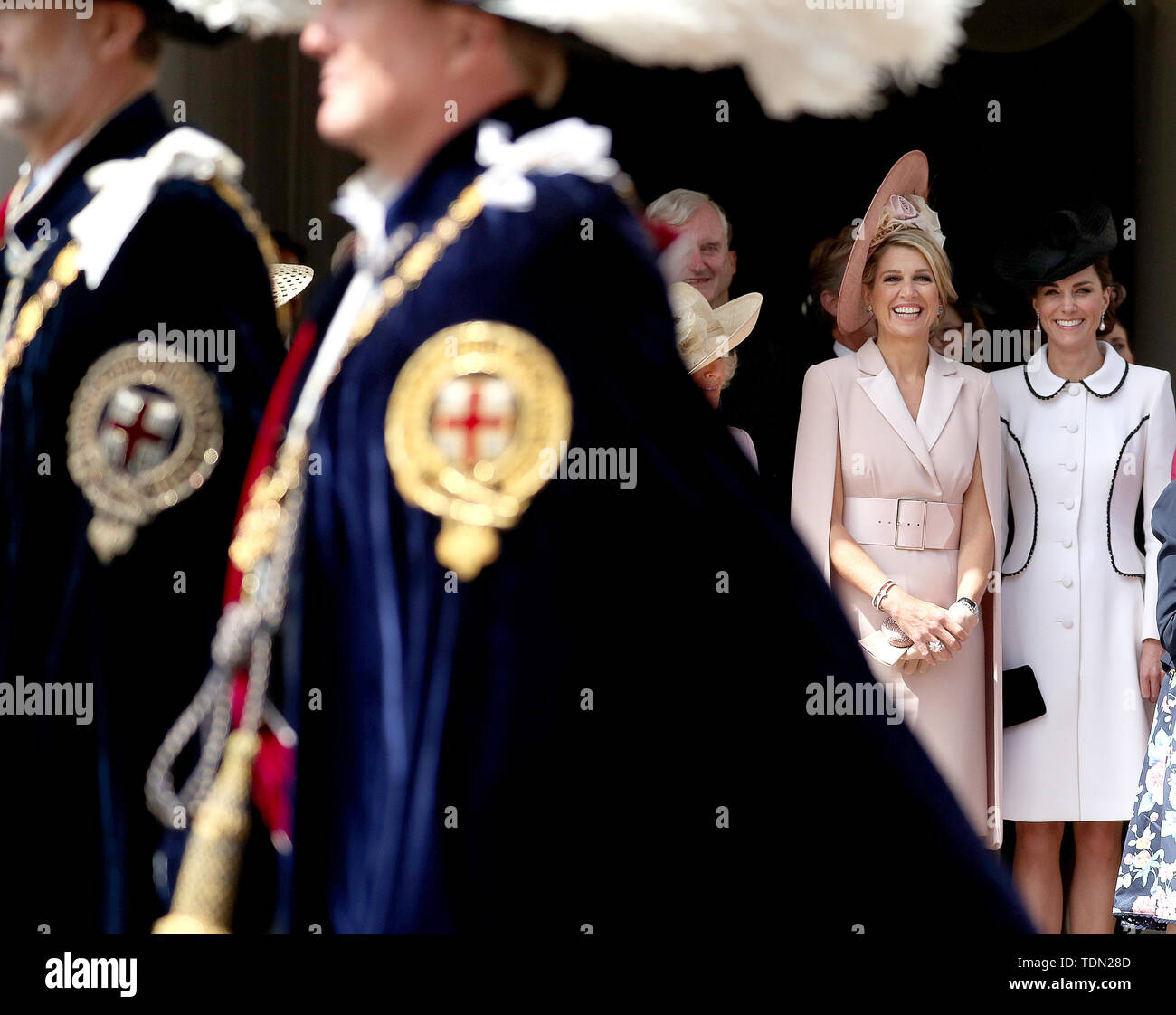 (left to right) Queen Maxima of the Netherlands and the Duchess of ...