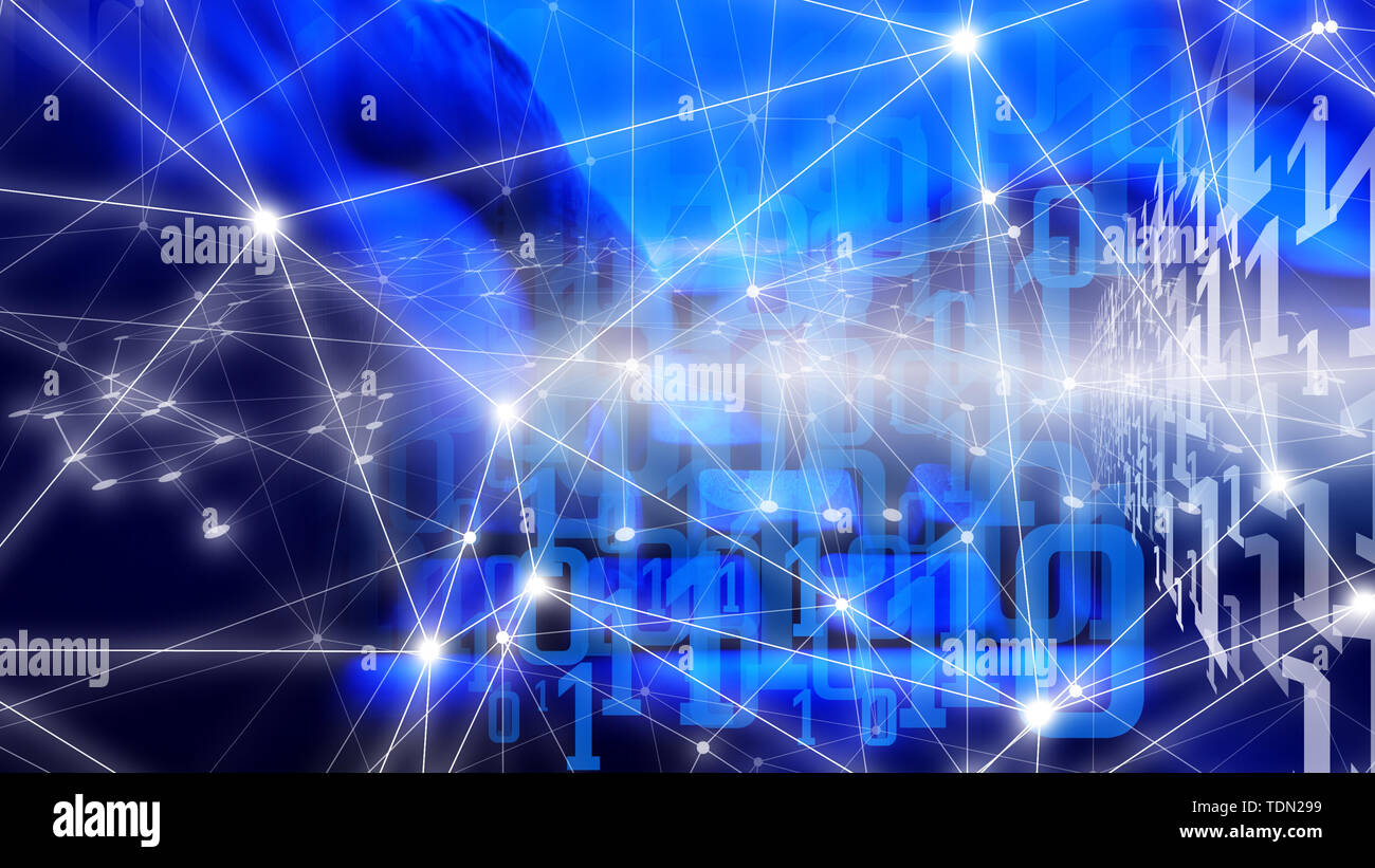 Cyber crime security, cyber hacker office Stock Photo - Alamy