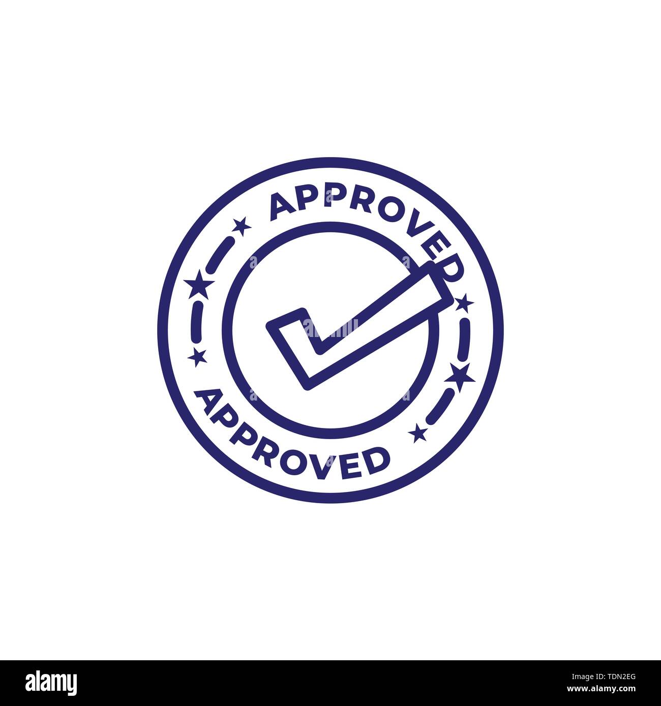 Approval and Signature Icon w approved imagery - to show someone's ...