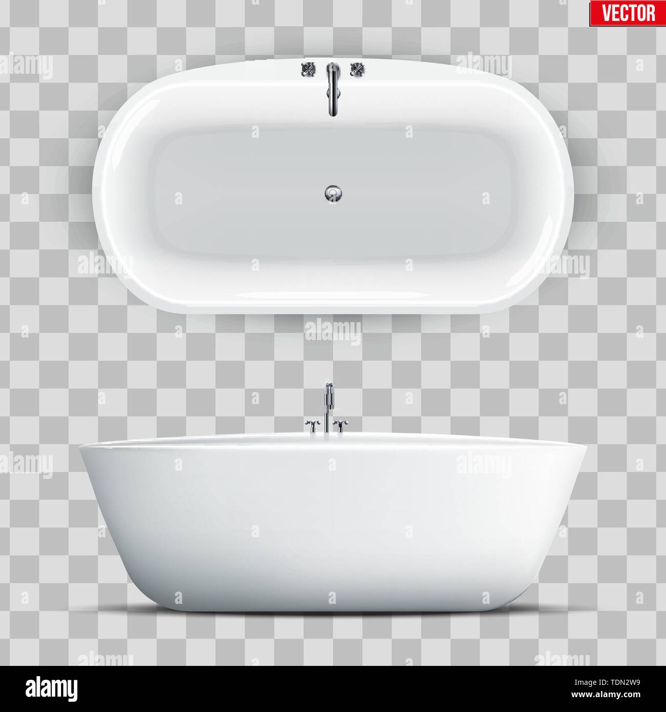 Modern house water view Stock Vector Images - Alamy