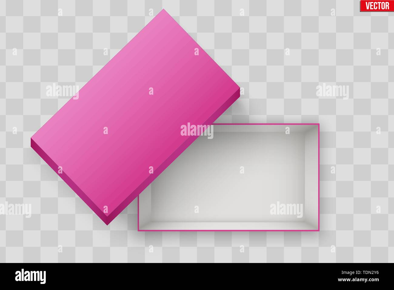 Pink paper present box Stock Vector Images - Alamy