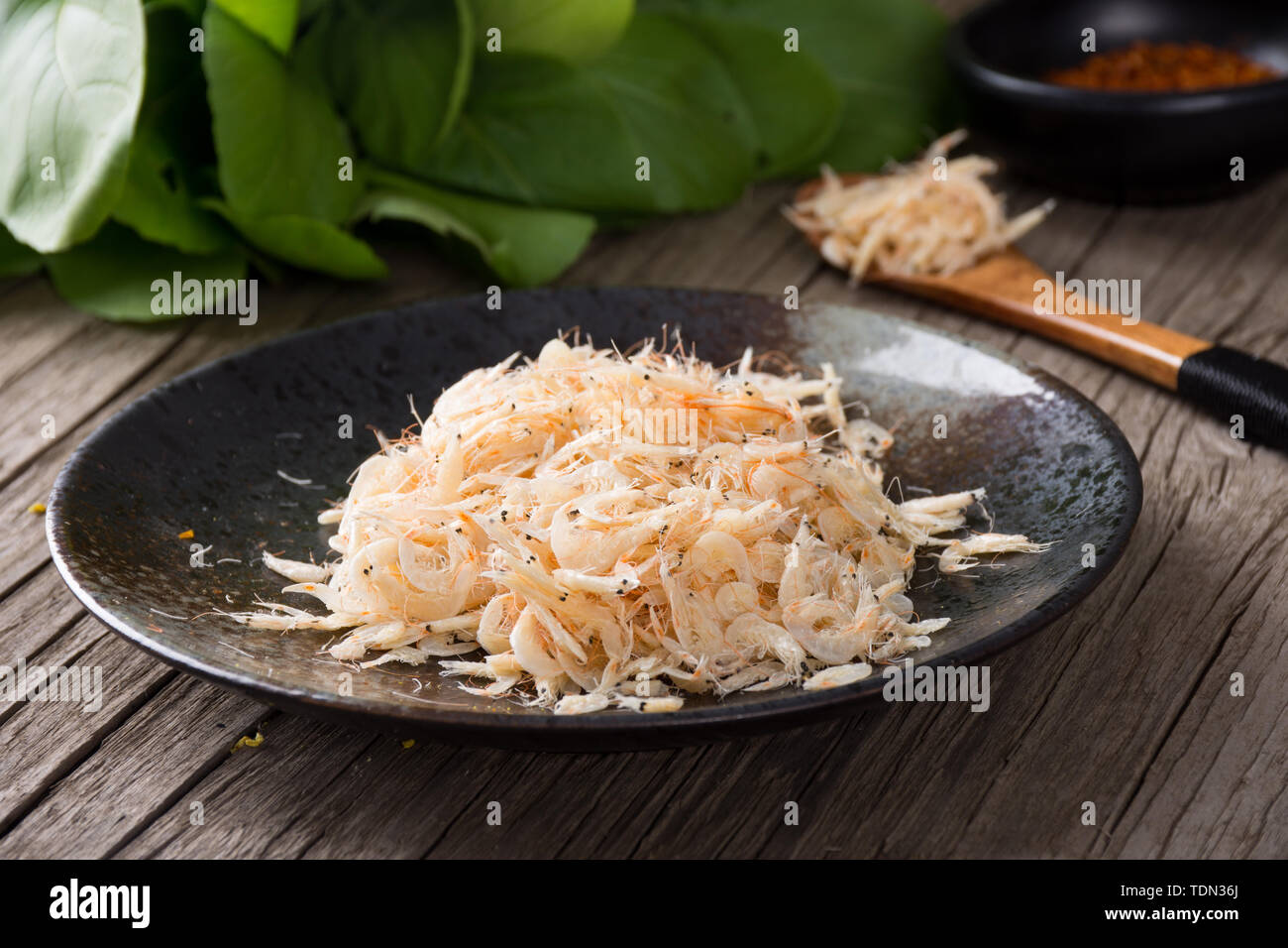 Shrimp skin is a kind of ingredient, mainly made from hairy shrimp ...