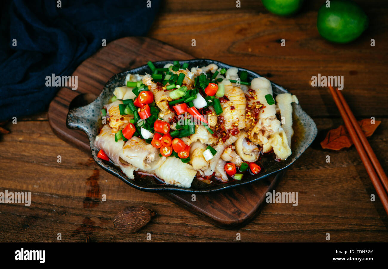 Sichuan cuisine, boneless phoenix claws Stock Photo - Alamy