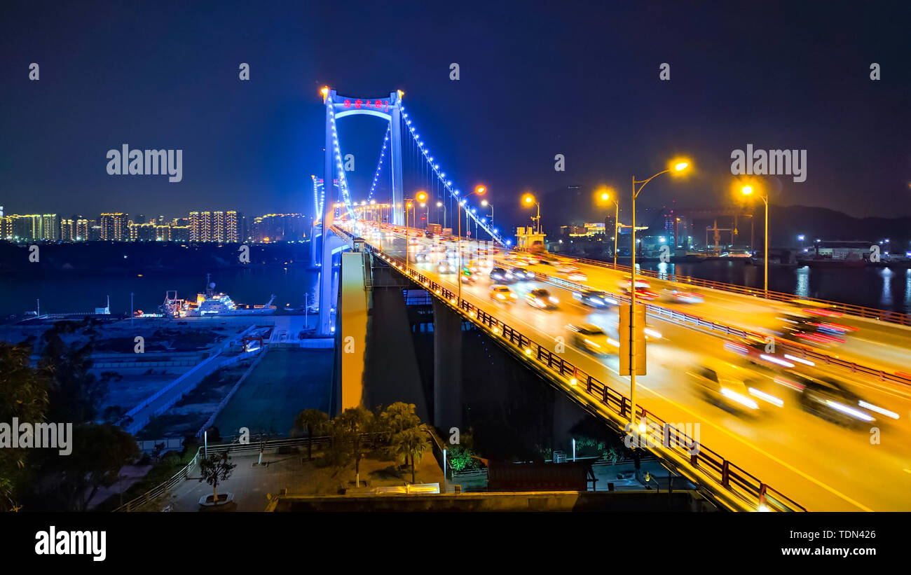 Haicang Bridge in Xiamen Stock Photo - Alamy