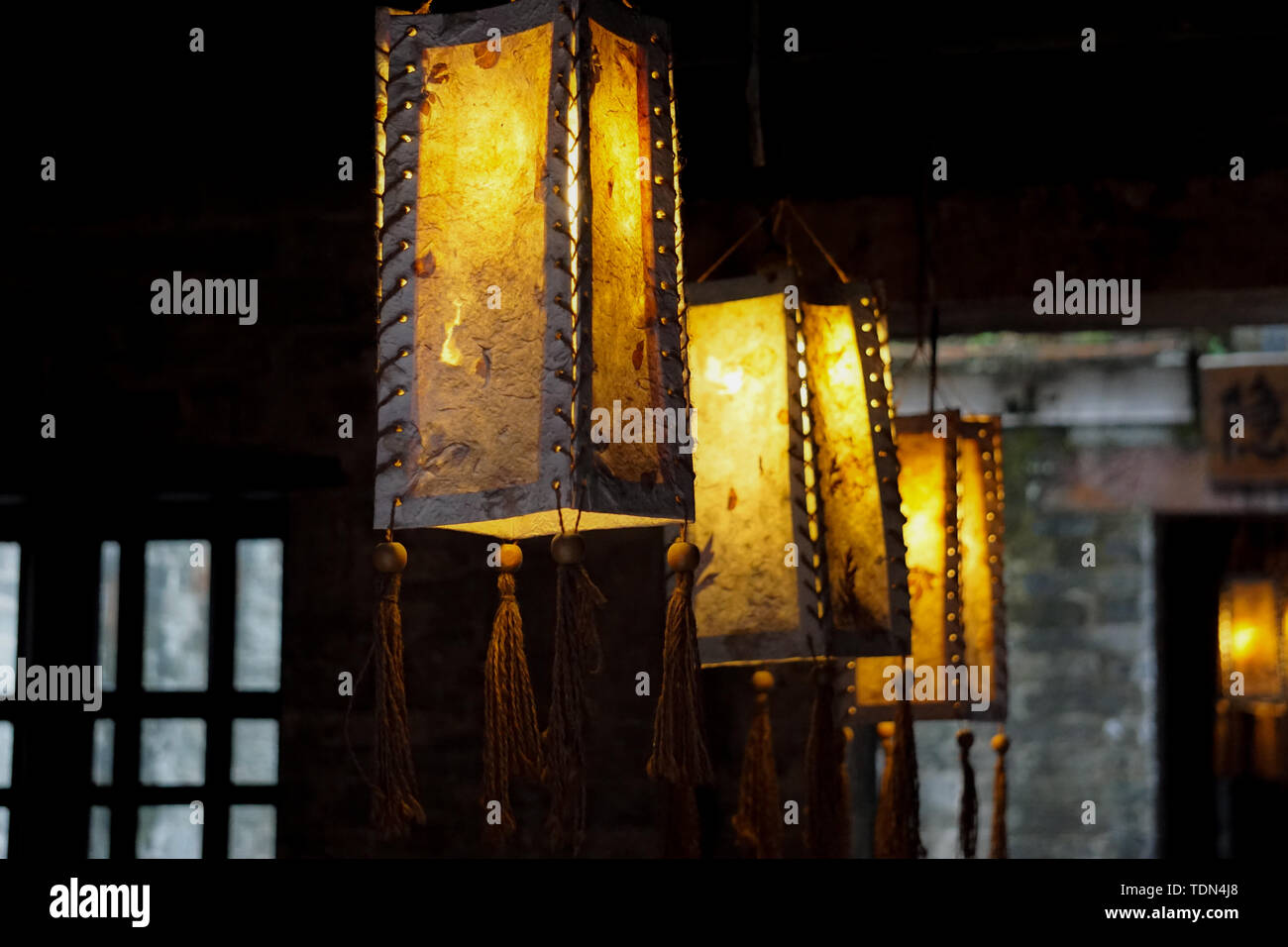 Chinese traditional culture vintage lighting Stock Photo - Alamy