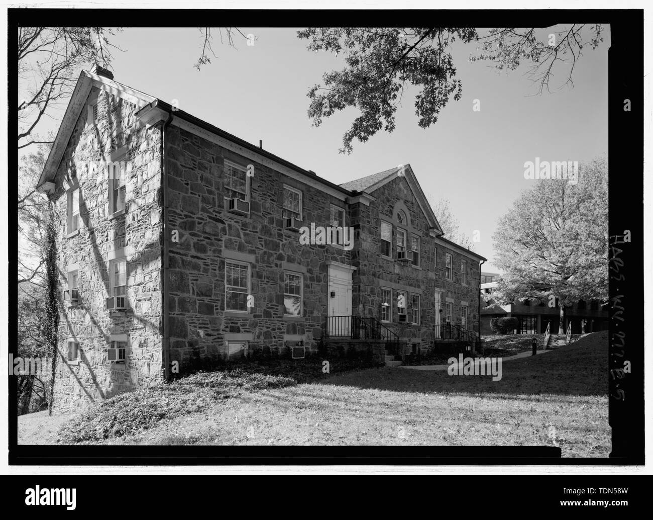 Perspective view looking southwest - Storer College, Cook Hall, 252 ...