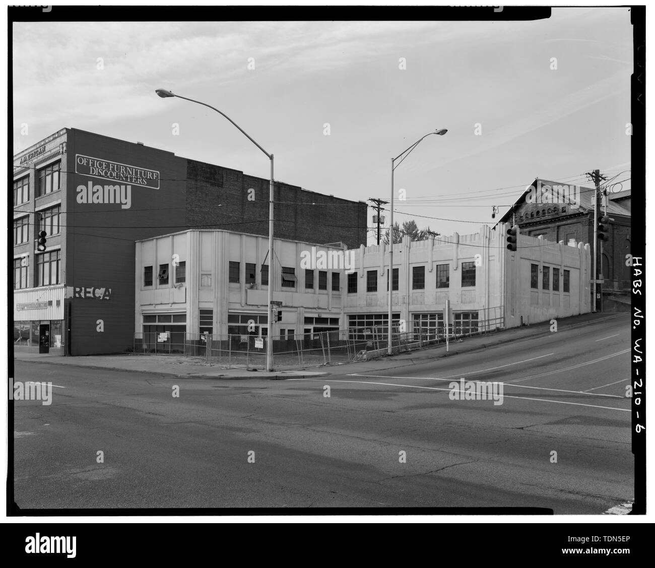 Perspective view of NE corner of Shaub Ellison building, as seen from ...