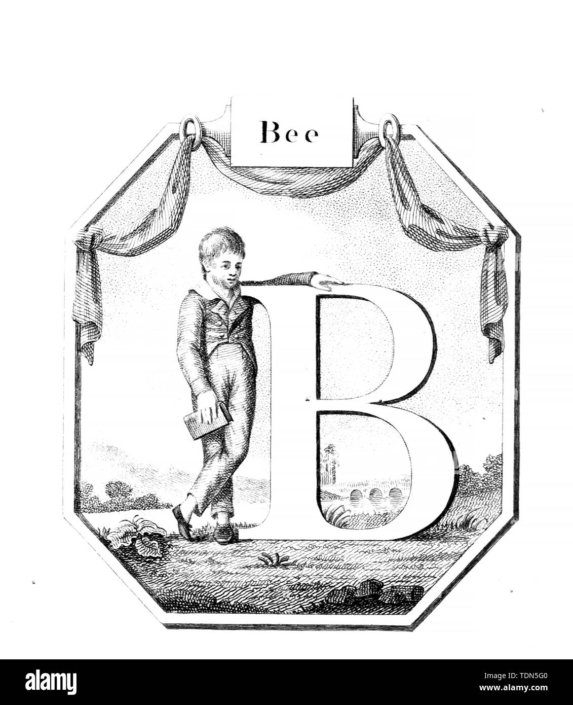 Vintage font. Old image Stock Photo - Alamy