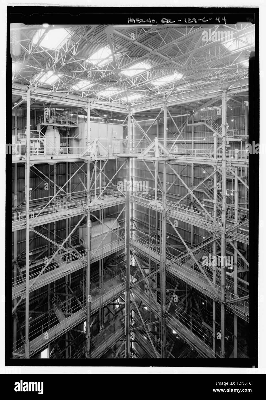 Perspective view of fifteenth level southeast platform, from northwest ...